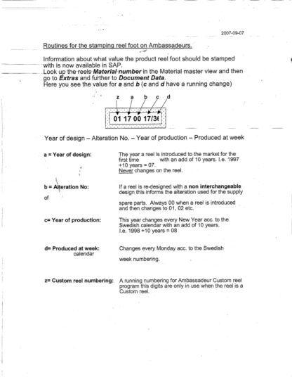 Abu Date Codes – Reel Schematic